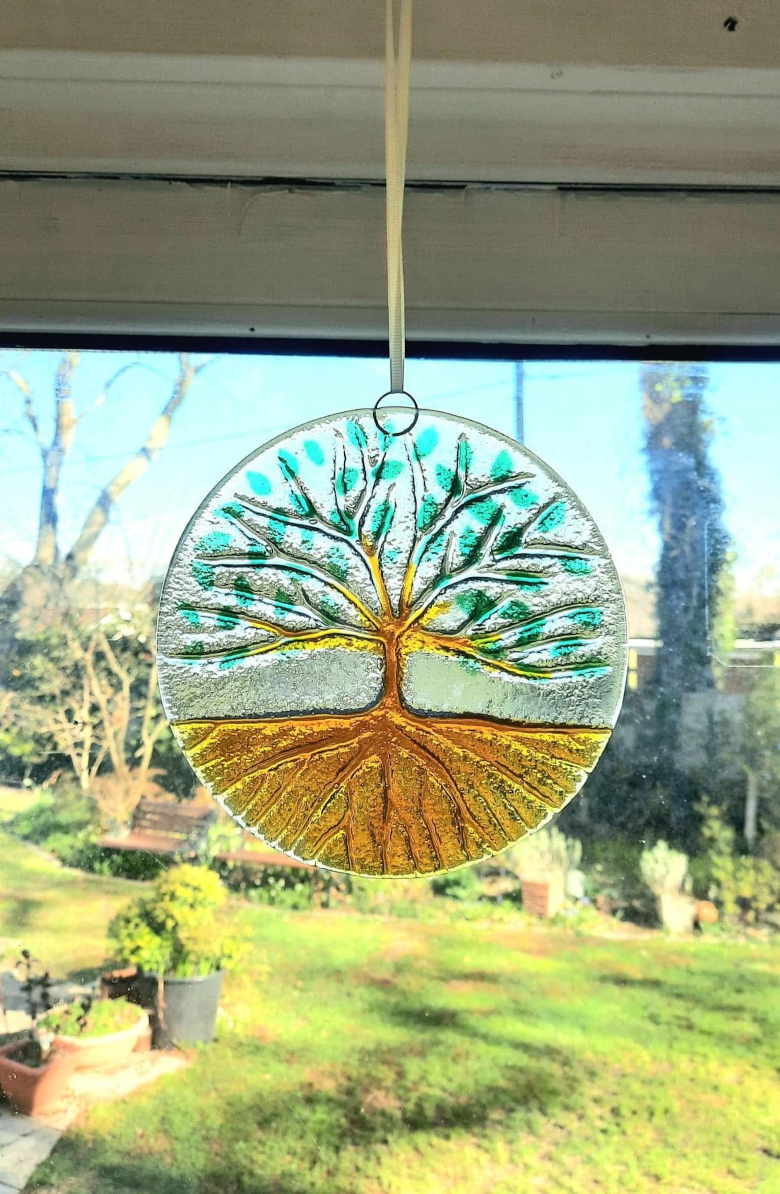 Tree of Life Suncatcher 15cm6 Round Tree of Life - Etsy