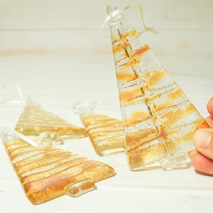 2 to 6 Medium Amber Trees-free UK Shipping-gold Christmas - Etsy