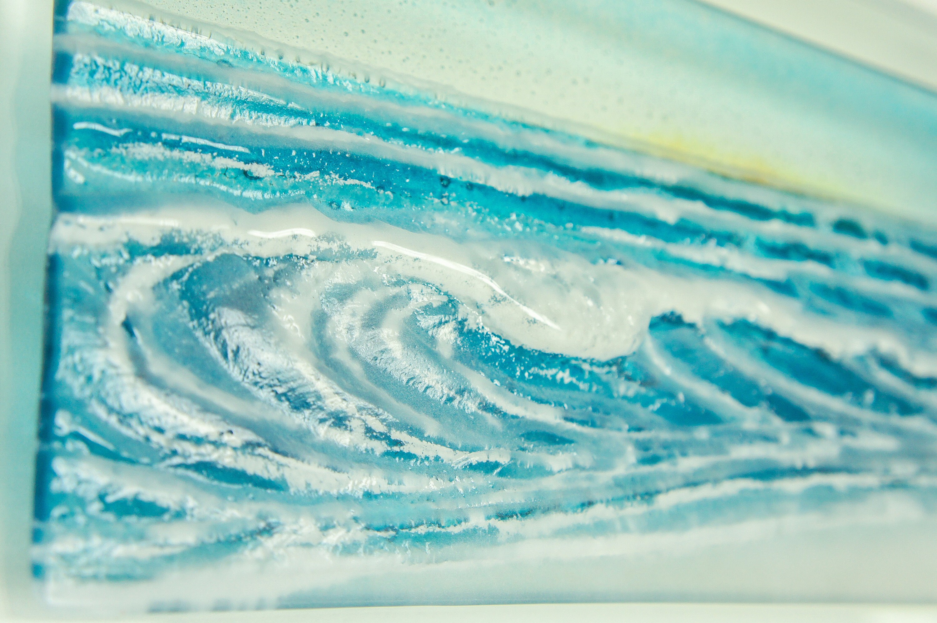 Landscape Wave Frame 45x25cm18x10 Sun Seaside | Etsy