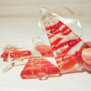 3 to 6 Mini Red Glass Trees 8cm 3 Sea Glass - Etsy UK