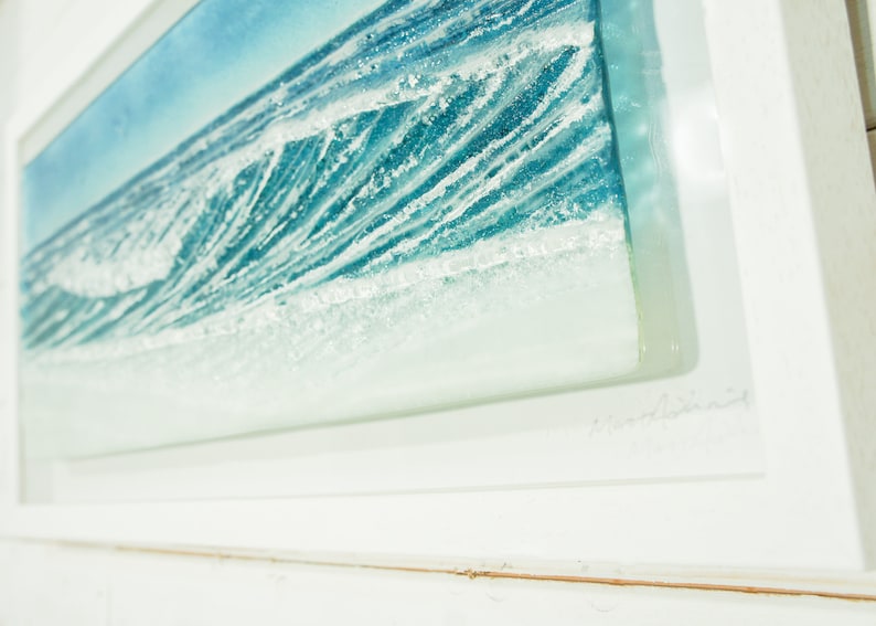 Large Wave Frame 60x30cm(12x23 1/2", Seas the Moment Panoramic Wave ...