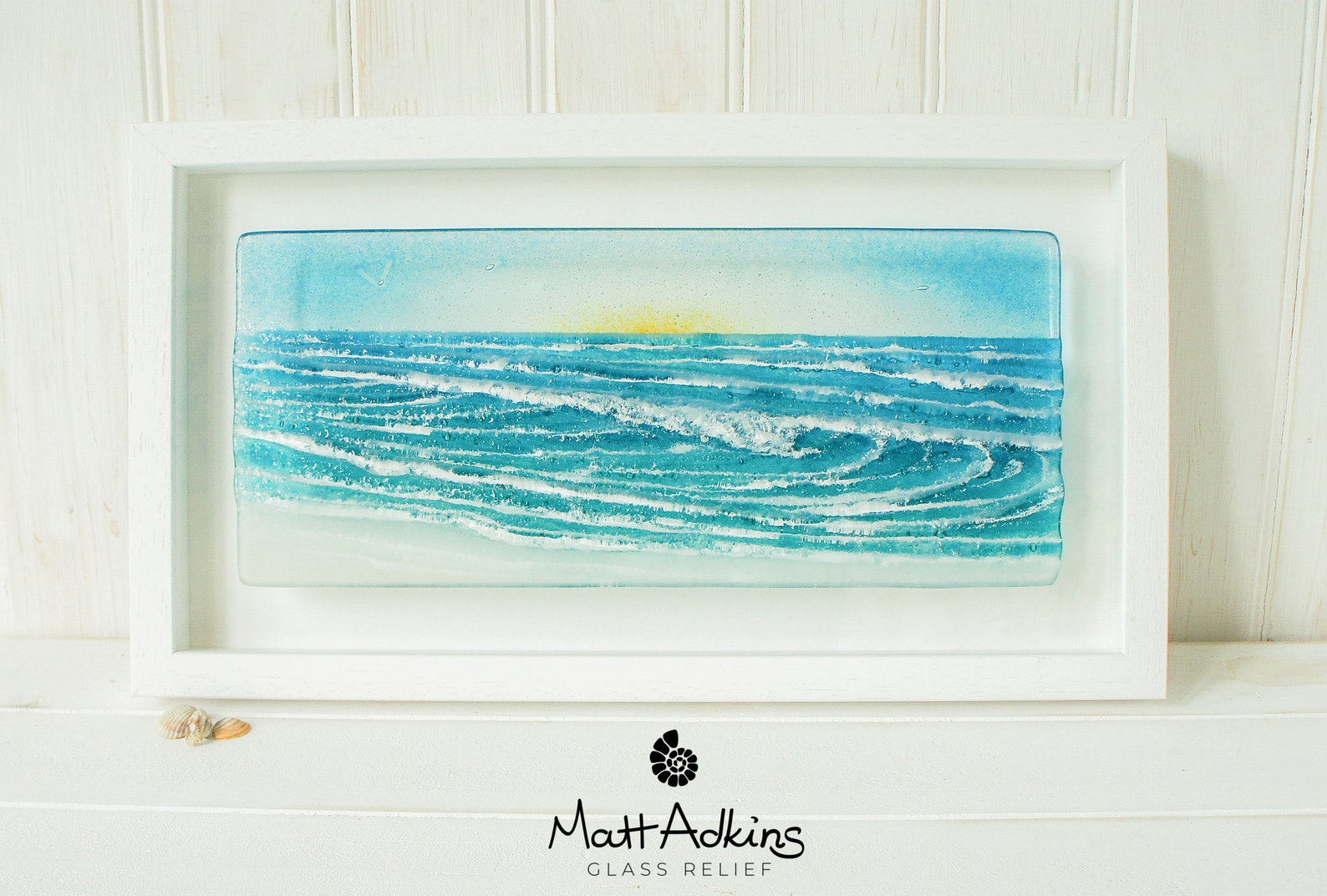 Landscape Wave Frame 45cmx25cm18x10 Sun D2 Panoramic | Etsy