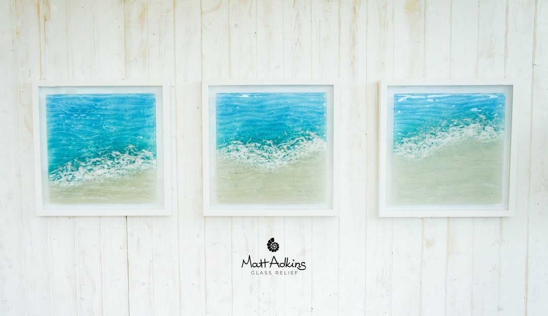 Triptych Paradise Frames, Each Frame is 45x45cm(17x17"), 3 Paradise ...