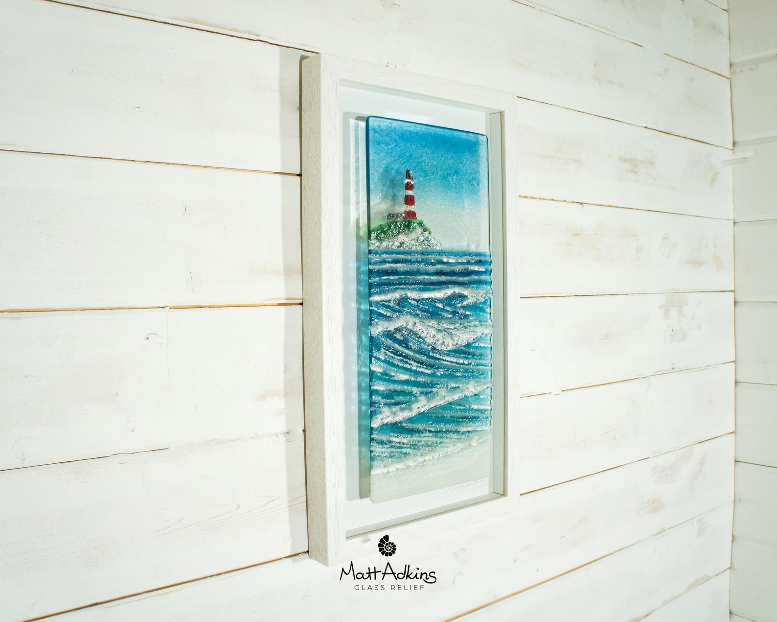 Portrait Lighthouse Frame 25cmx45cm10x18 Turquoise - Etsy