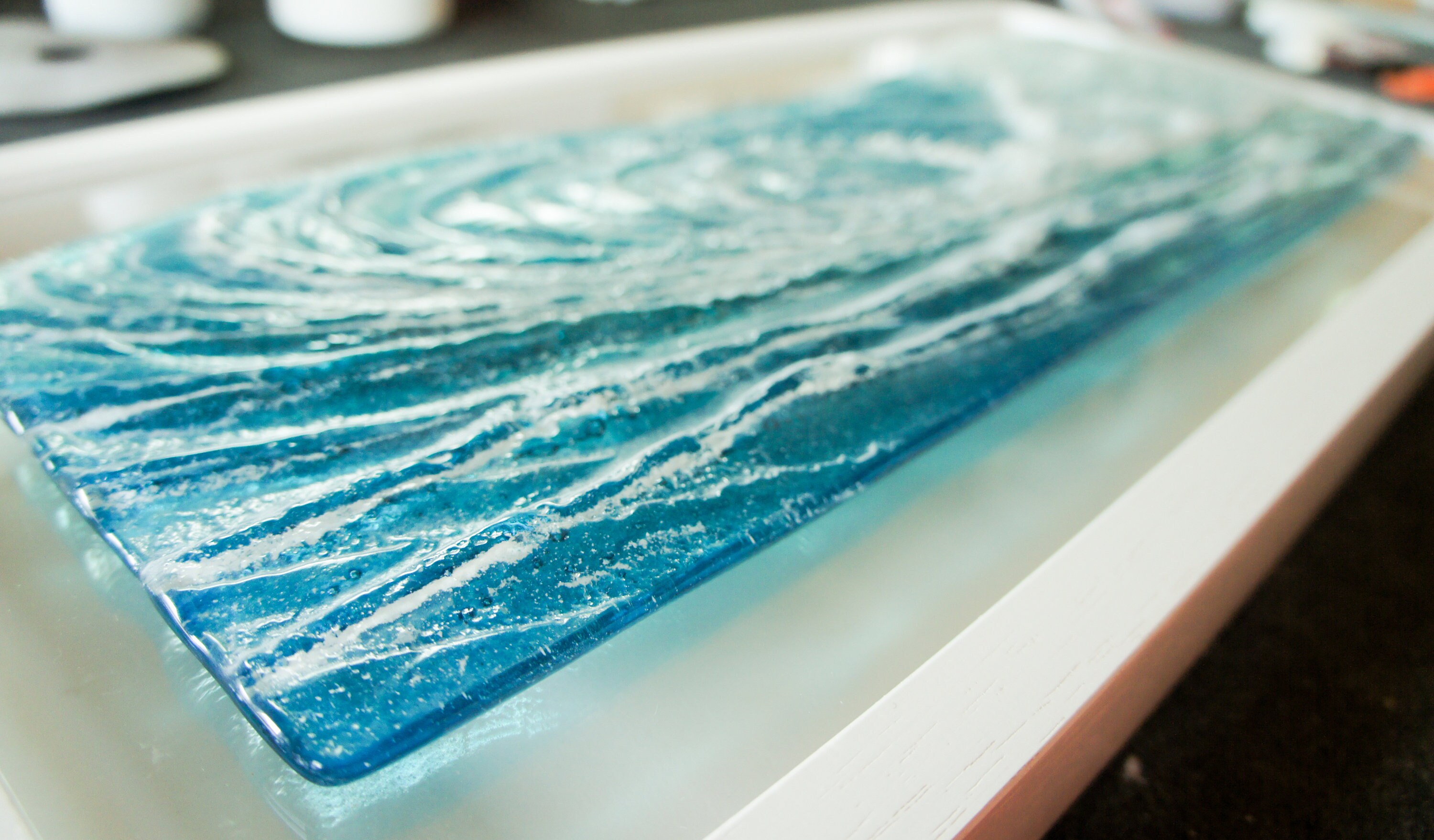 Surfer's Wave in a Frame 60x30cm/23x12 the - Etsy UK