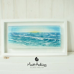 Landscape Wave Frame 45cmx25cm(18x10") Sun D2, Panoramic Glass Wave ...