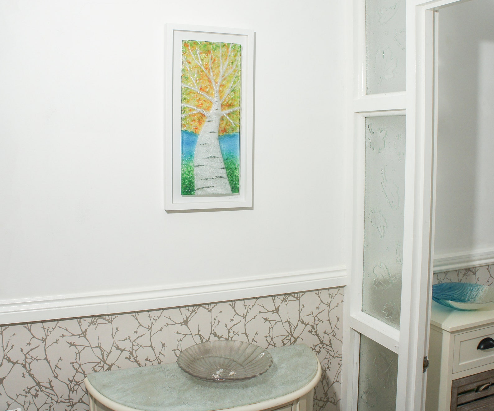 Large Birch Tree Frame 30x60cm12x23 1/2 Birch Tree - Etsy