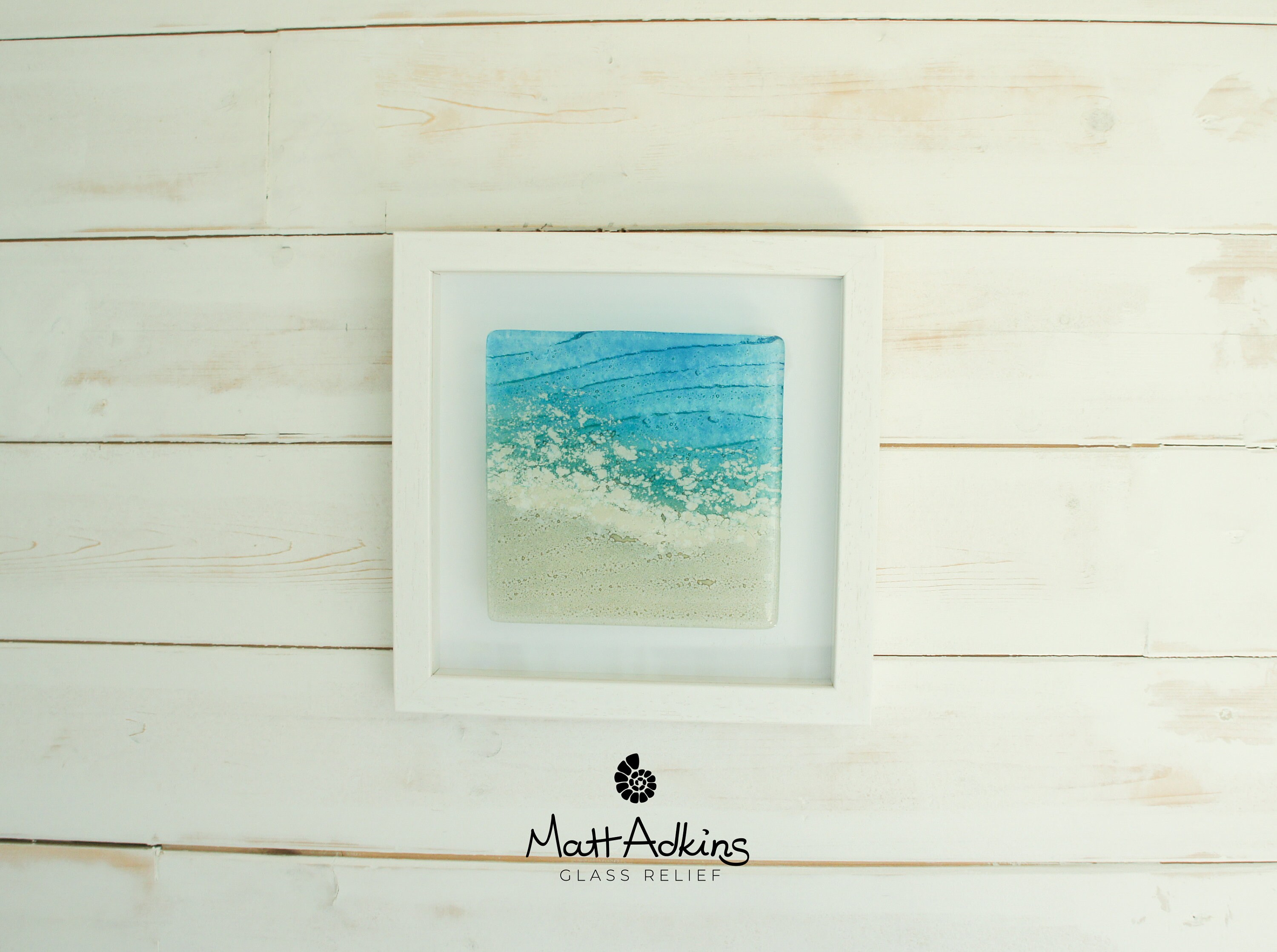Paradise Frame 25x25cm10 Blue Turquoise Seaside | Etsy