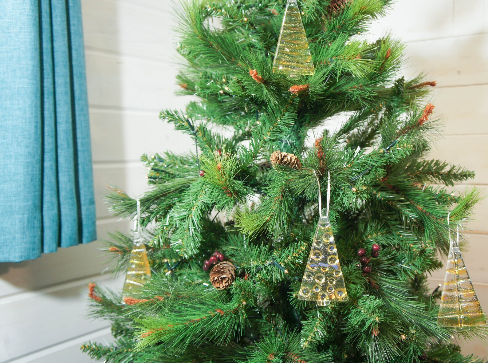 2 to 6 Medium Amber Trees-free UK Shipping-gold Christmas - Etsy