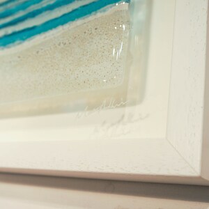 Large Landscape Beach Frame (45cmx25cm/18x10"), Panoramic Blue Beach ...