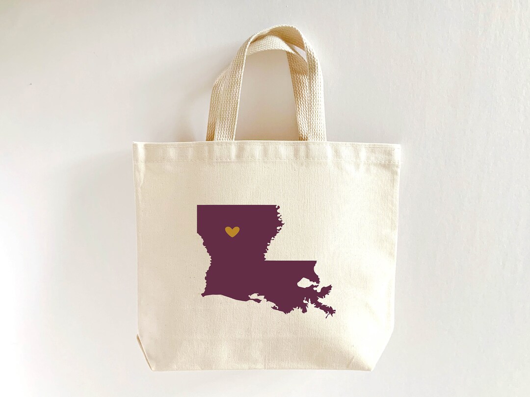 Louisiana Totes, 5 BAG MINIMUM Bulk Pricing, Wedding Welcome Bags ...