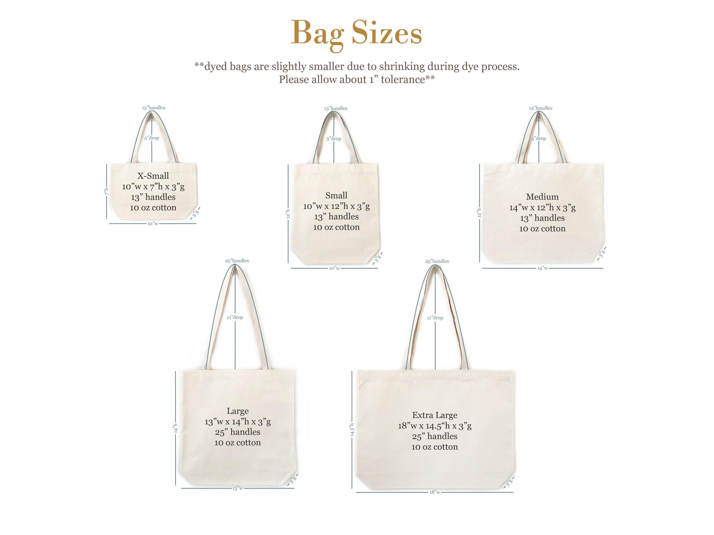 Extra Large Blank Cotton Canvas Tote Bag: Wedding Welcome Bag - Etsy