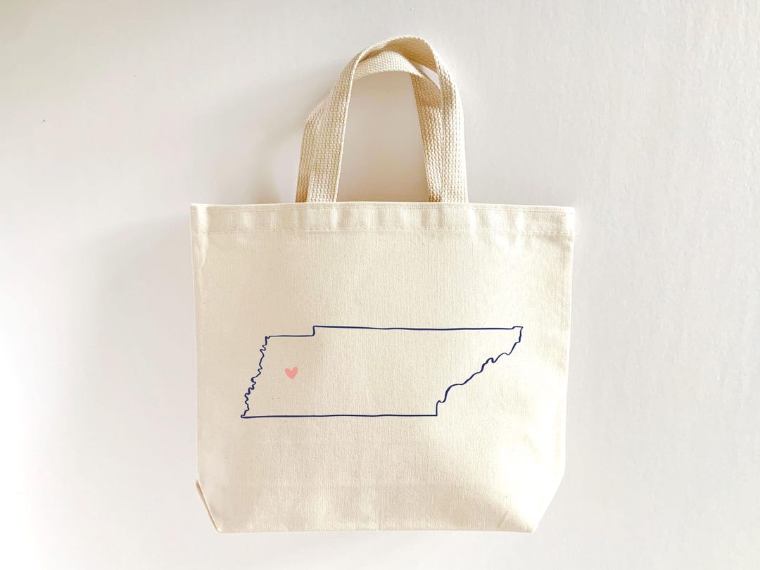 Tennessee Outline Tote Bags more Options, Bulk Pricing, Custom Tote ...