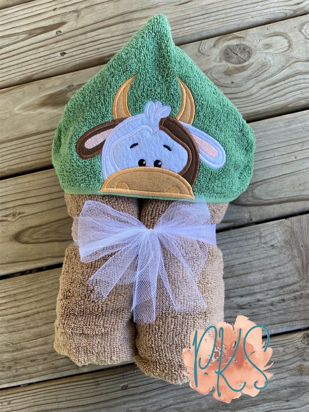 Baby Bull Hooded Towel - Baby Shower Gift - Birthday Gift - Pool Party - Bath Time - Etsy