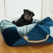 Dog Bed Pillow Comfy Cube Square Hexagon with Inner Pillow and Filling ...