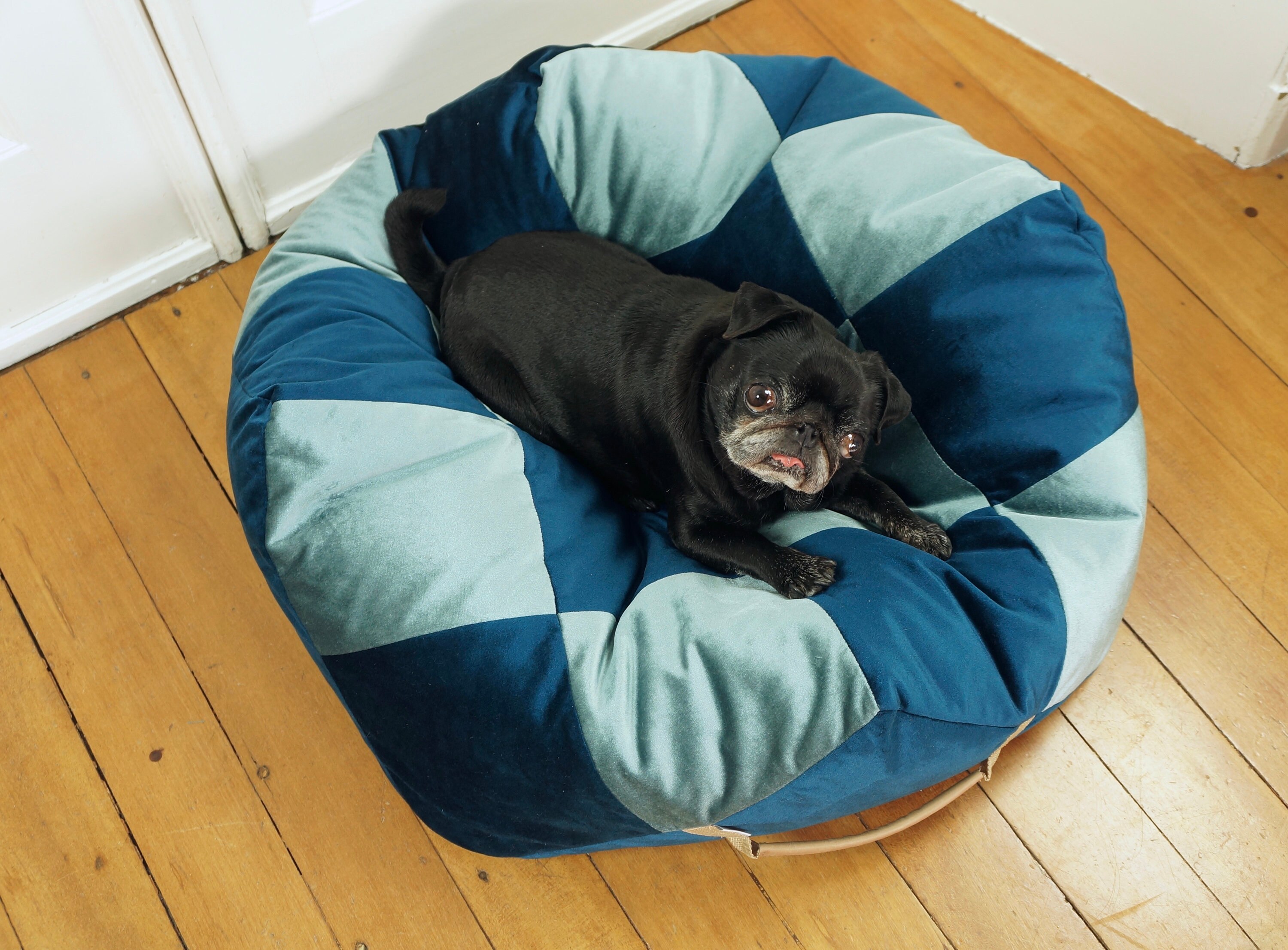 Dog Bed Pillow Comfy Cube Square Hexagon with inner pillow | Etsy