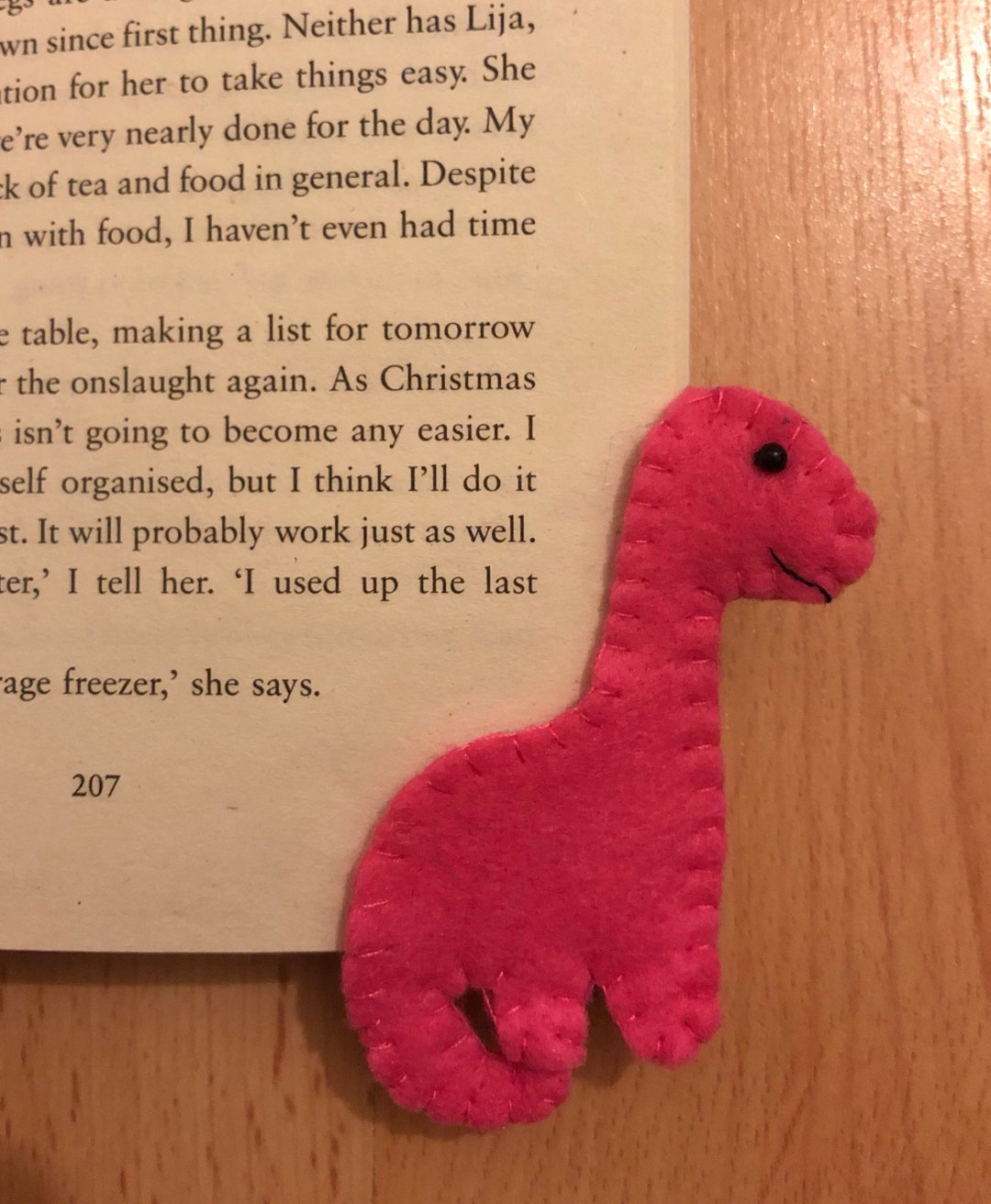 Dinosaur Felt Corner Bookmark Bookworm Book Accessory - Etsy UK