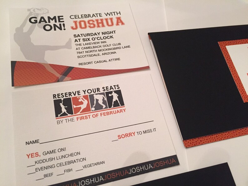 Sports Bar Mitzvah Invitation - Etsy