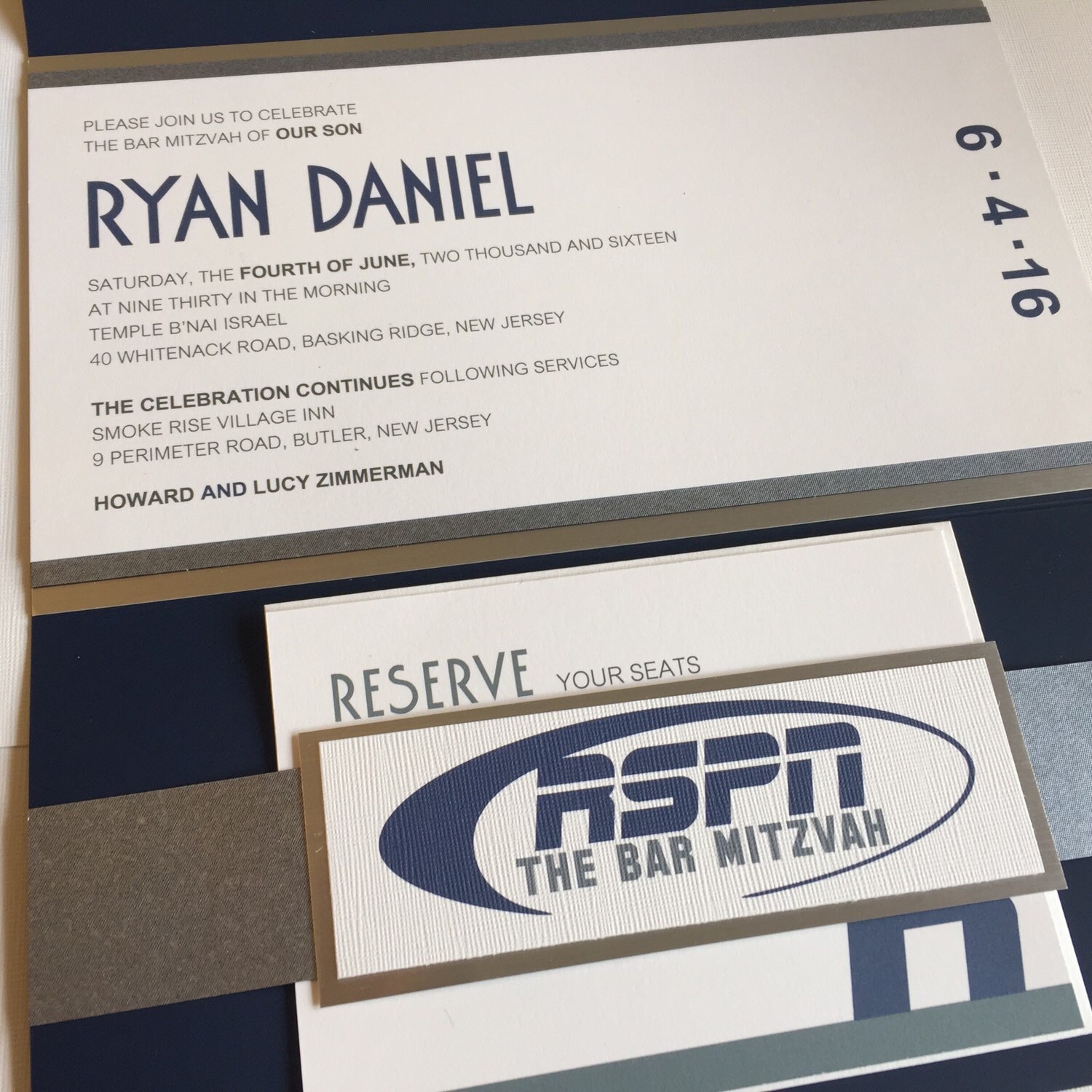 Sports Bar Mitzvah Invitations - Etsy