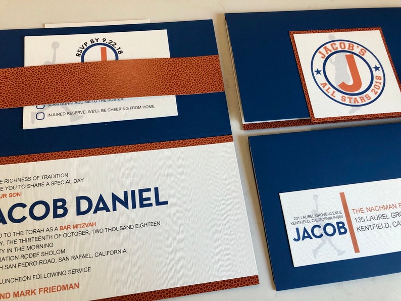 Sports Bar Mitzvah Invitation | Etsy