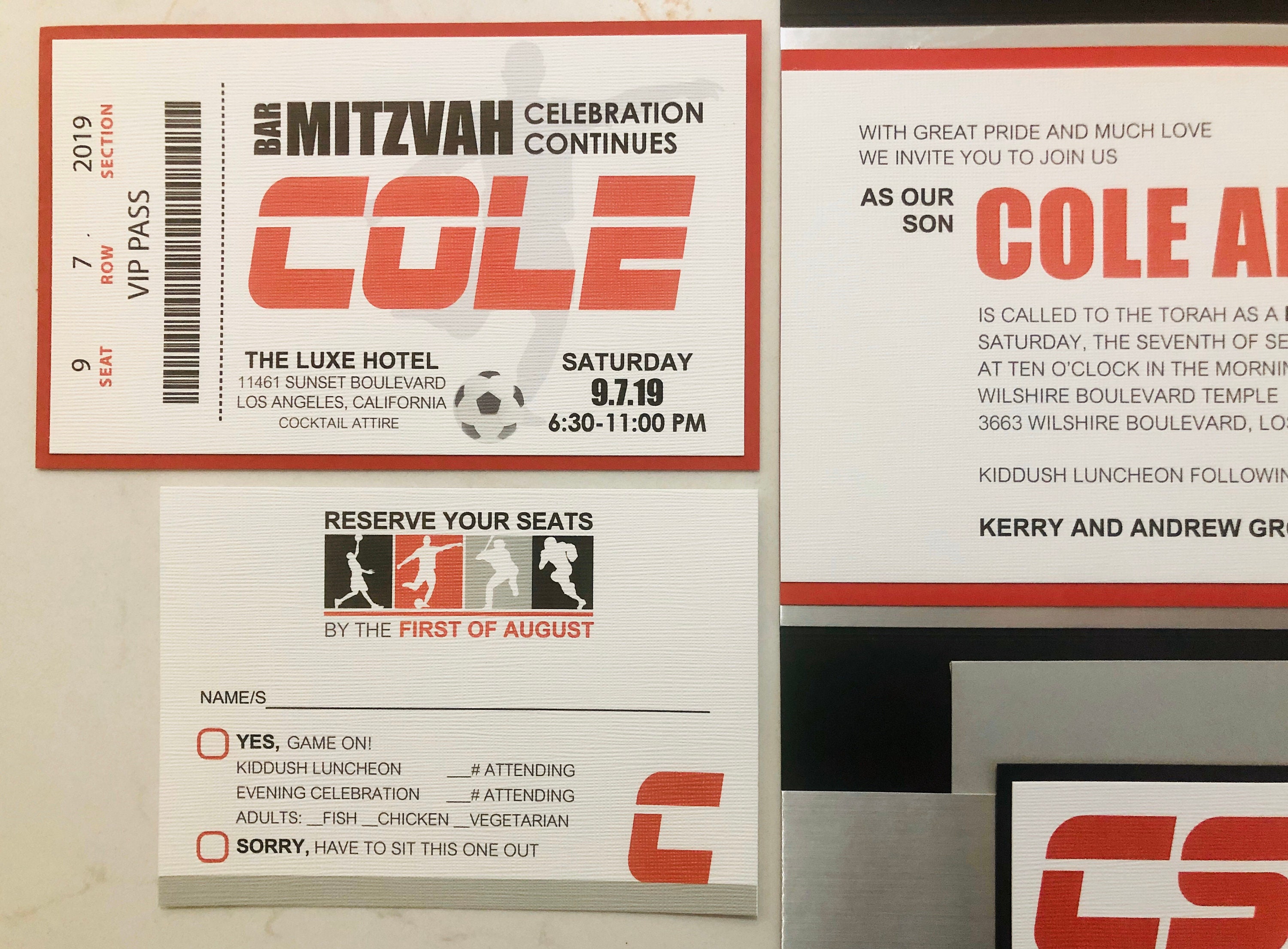 Sports Bar Mitzvah Invitation - Etsy