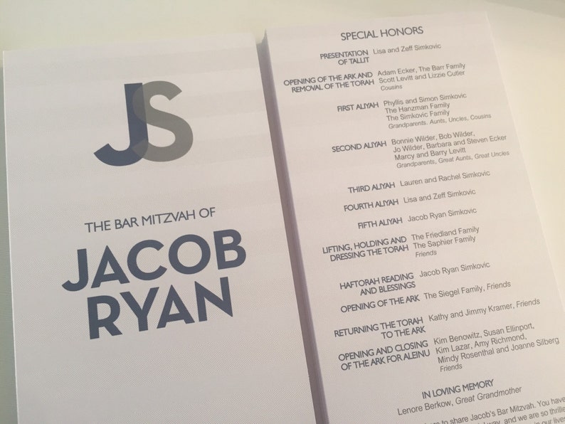 Programs and Menus - Etsy