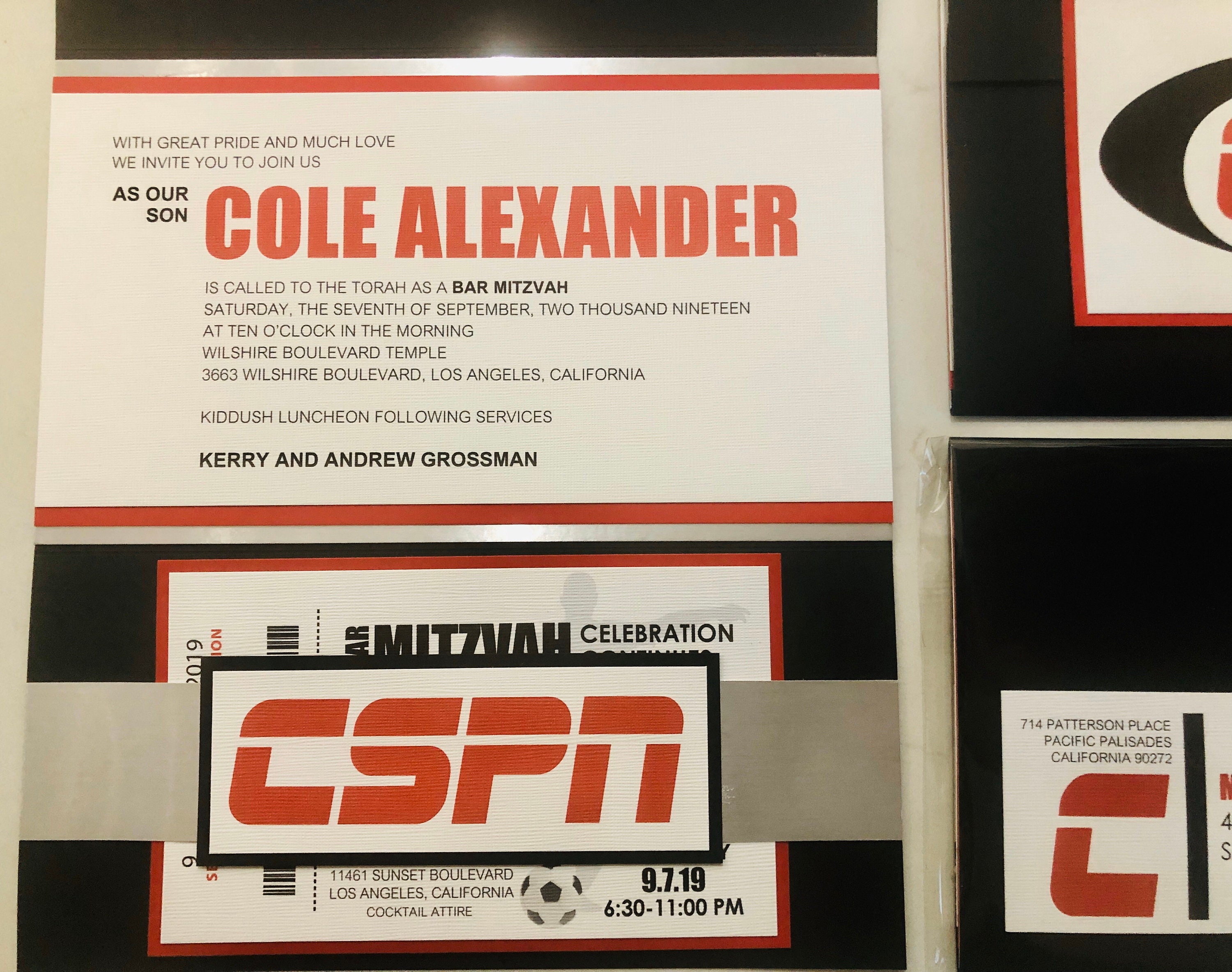 Sports Bar Mitzvah Invitation - Etsy