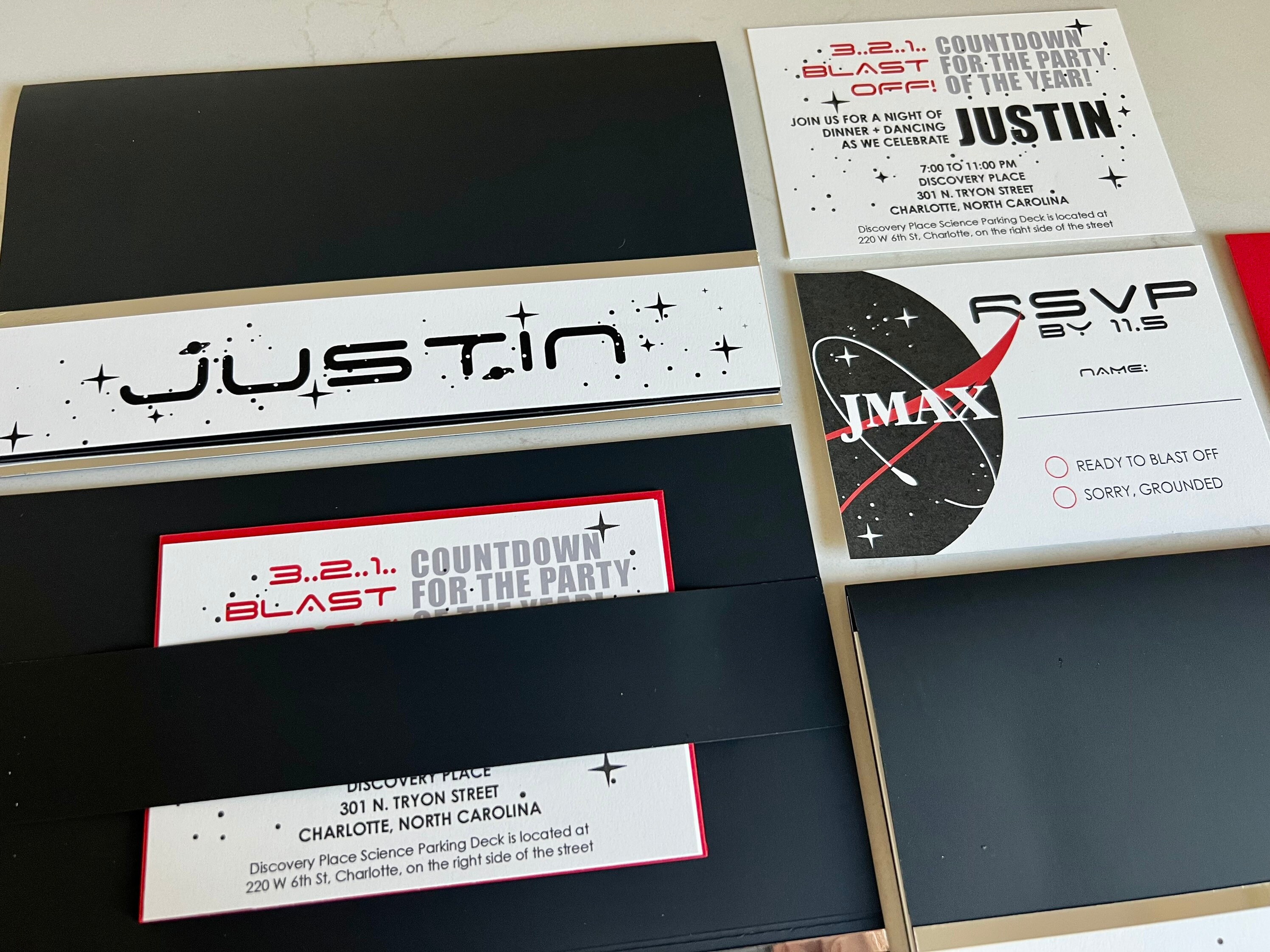 Outer Space Bar Mitzvah Invitation - Etsy