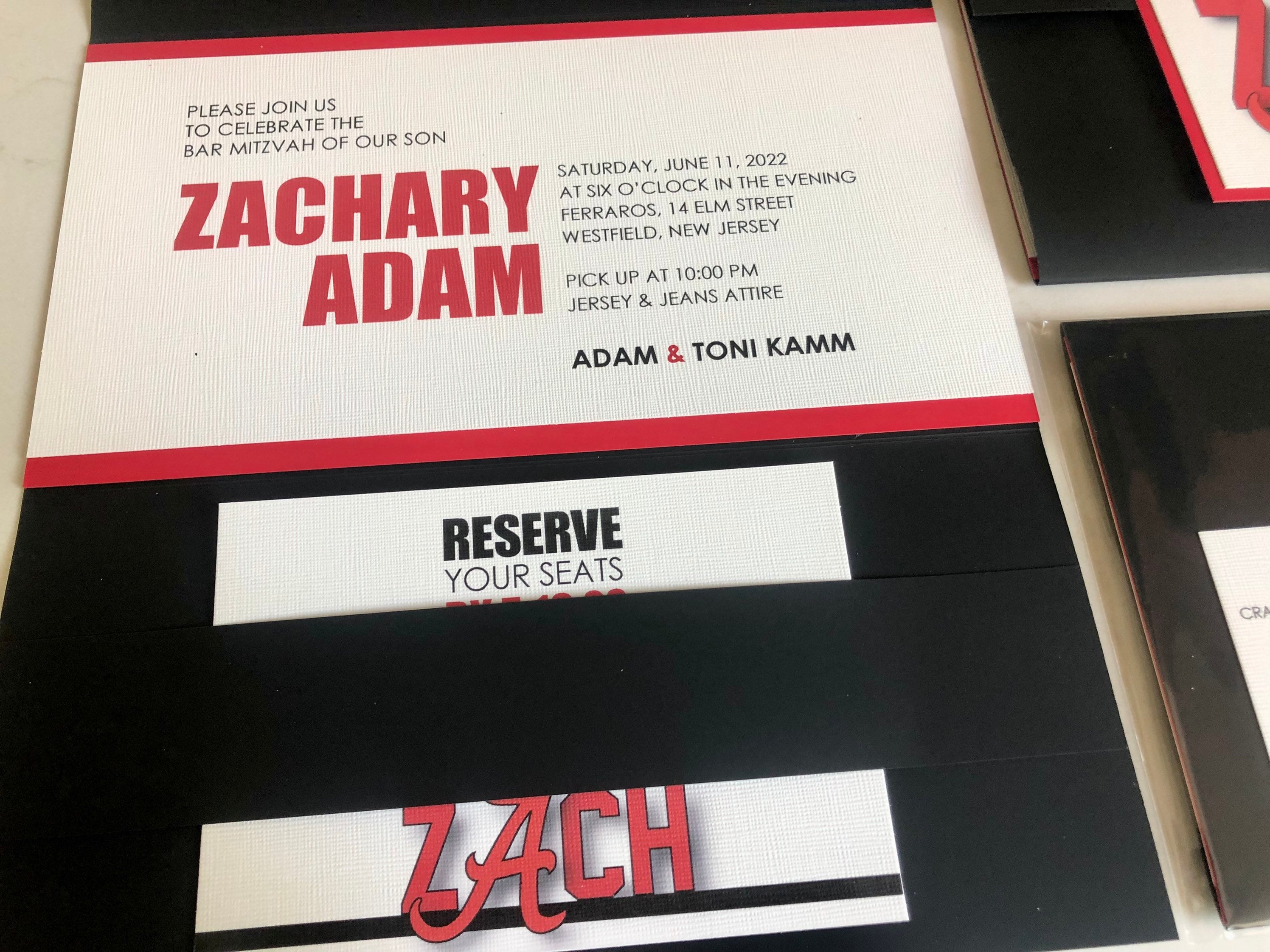 Modern Sports Bar Mitzvah Invitations - Etsy