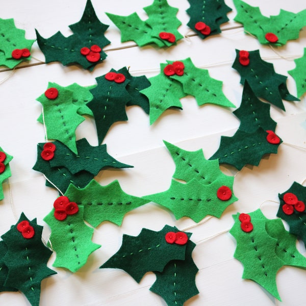 Felt Holly - Etsy