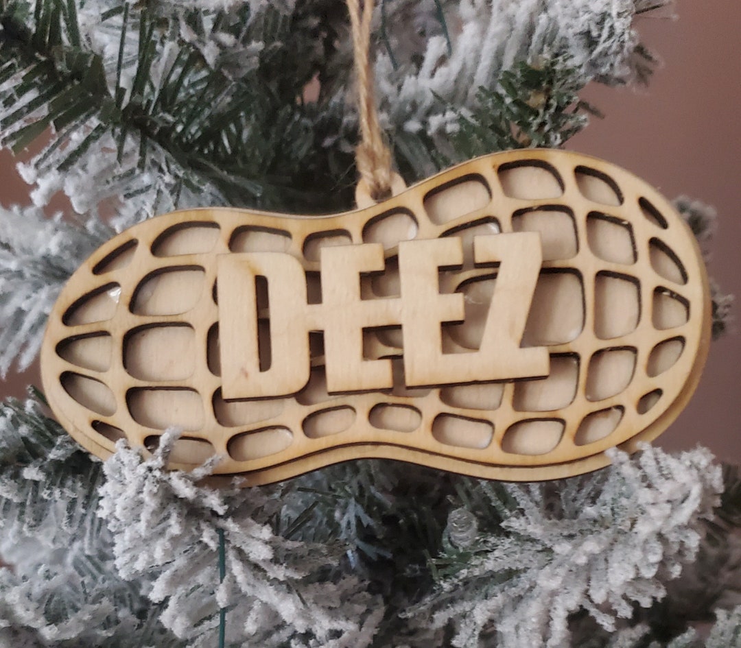 Deez Nuts Engraved Christmas Ornament Family Wood Ornament Rustic ...