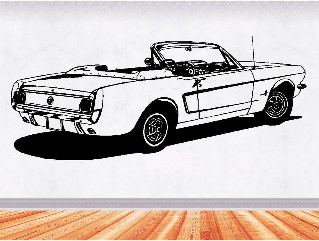 65 Muscle Car Decals, Man Cave Decor, Hot Rod, Automobile Decal, Sport ...