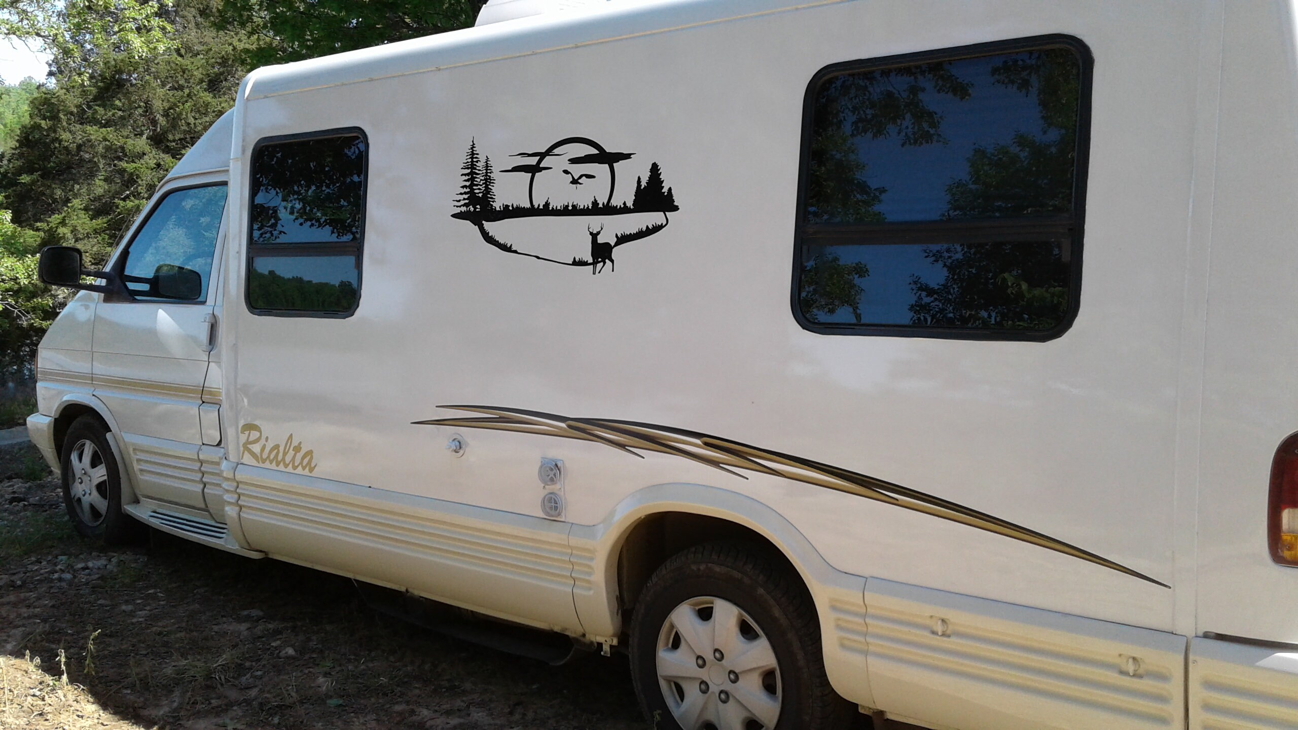 USA American Flag RV Camper Motorhome Decal Sticker Graphic | Etsy