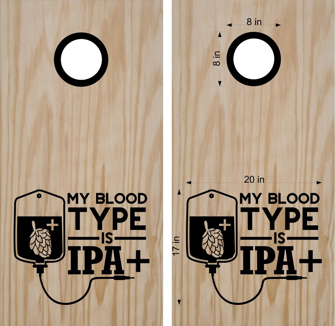 Custom Beer IPA Cornhole Board Decals for Weddings Tailgating - Etsy