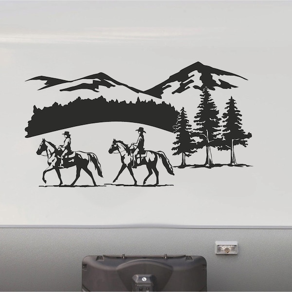 Horse Trailer Decal - Etsy