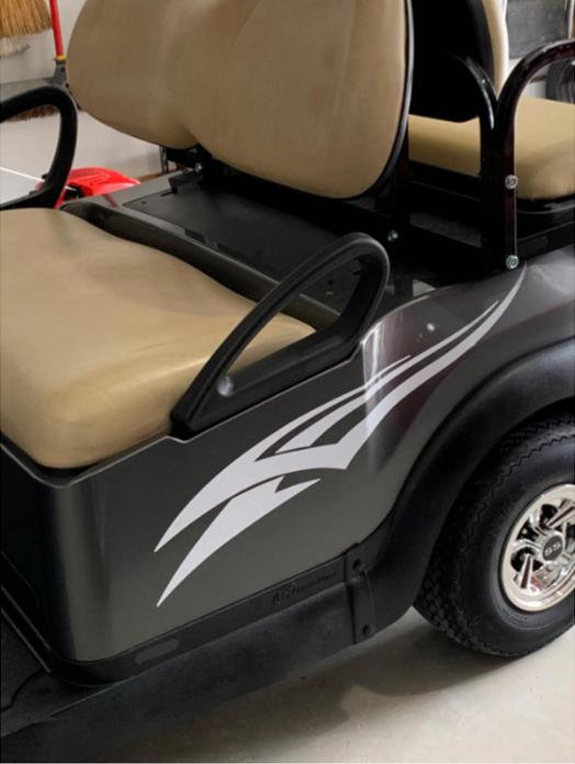 Two Color Golf Cart Decals ATV ORV Side by Side Stickers Auto Truck ...