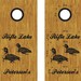 Loons Lake Cornhole Boards Decals Camping Cabin Bean Bag Toss Stickers ...