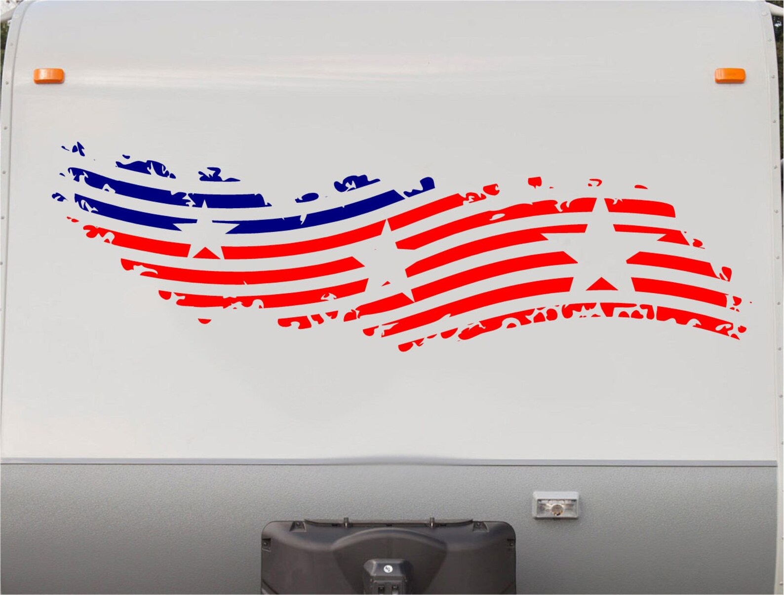 USA Flag RV Decals | Patriotic Camper Stripe Kit | Motorhome Graphics ...