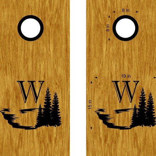 CUSTOM Cornhole Board Decals - Etsy