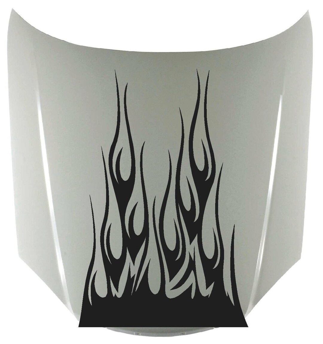 Flame Hood Decals, Auto Decals, Dune Buggy Decals, Truck Hood Stickers ...