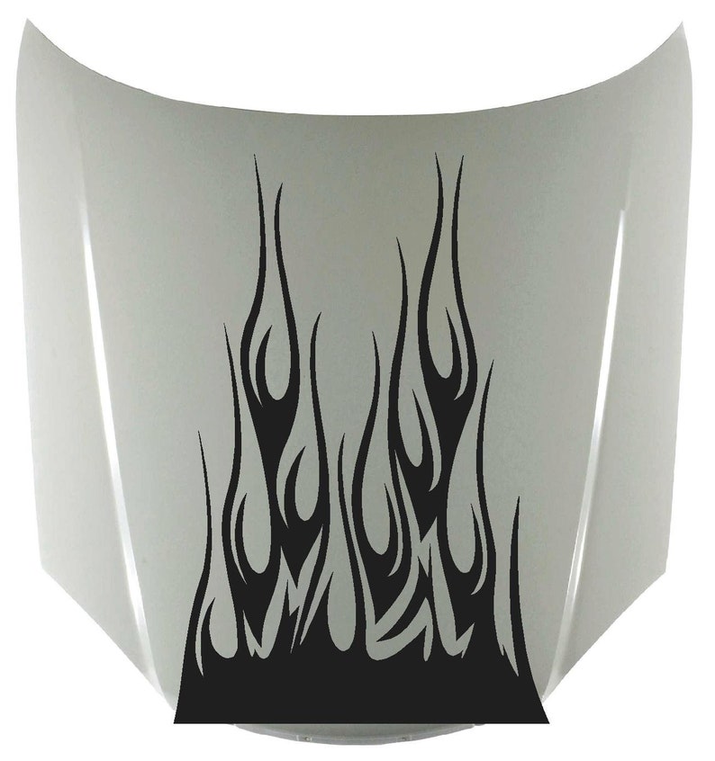 Flame Hood Decals Auto Decals Dune Buggy Decals Truck Hood - Etsy