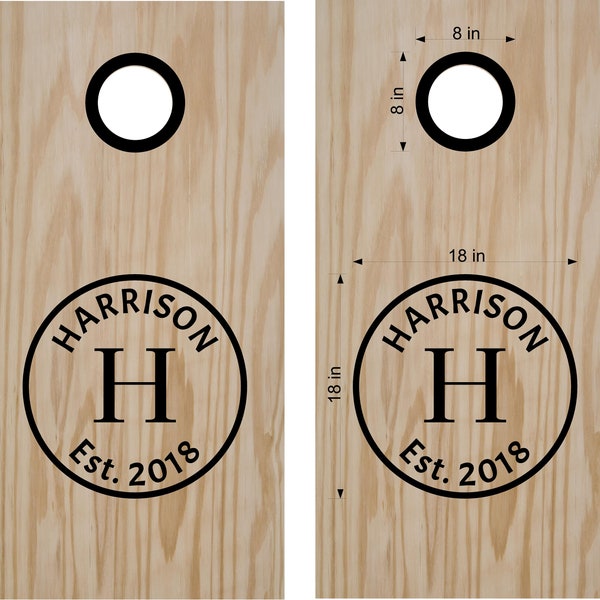 Cornhole Decals - Etsy