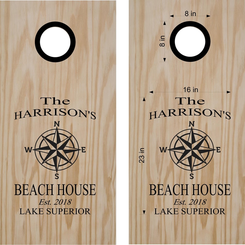 Cornhole Decals - Etsy