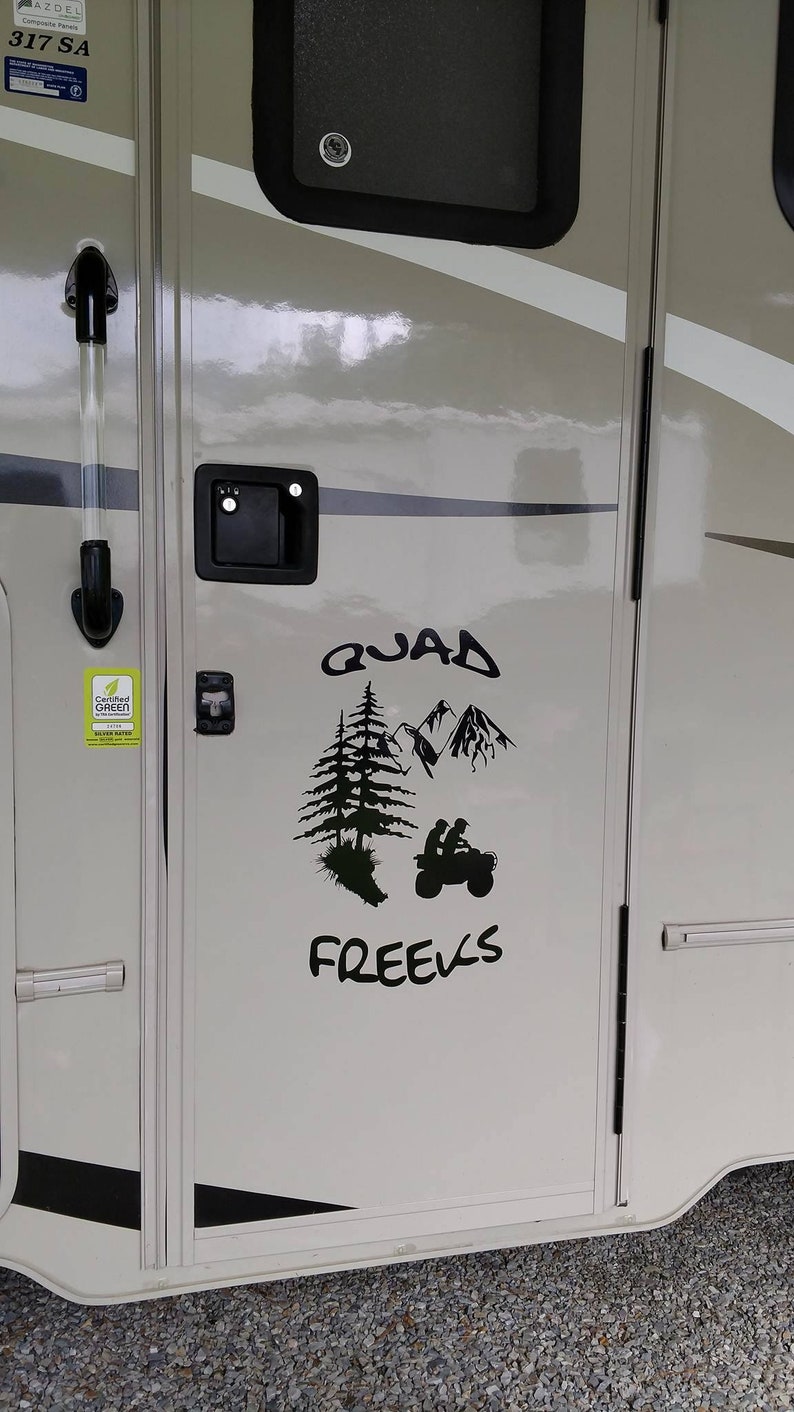 Lake Trees Mountains RV Camper Decal Sticker Graphic Custom | Etsy