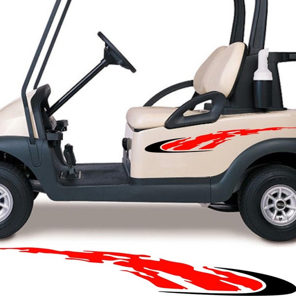 Golf Cart Side Stickers - Etsy