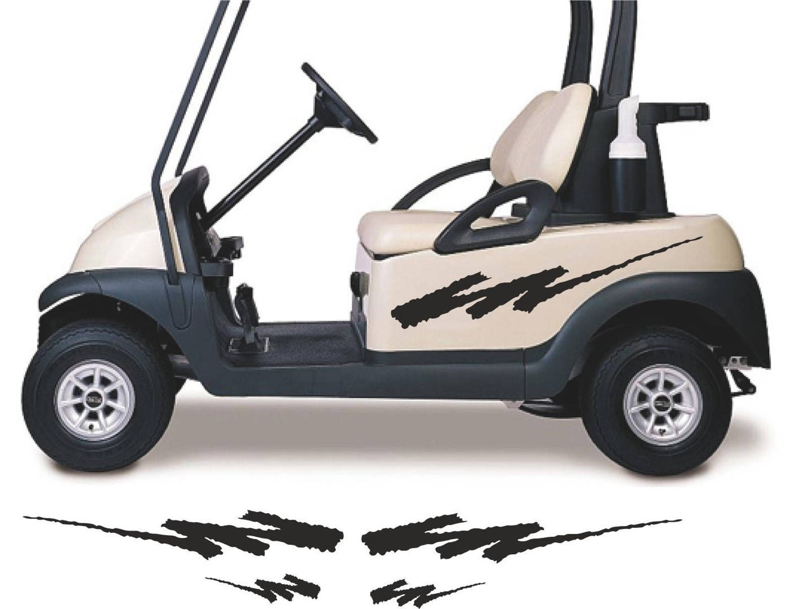 Golf Cart Decals GC81 Golfer Golfing Stickers Auto Truck | Etsy
