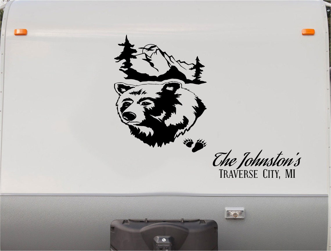 Bear Mountain Hunting RV Camper Motorhome Decal Sticker - Etsy
