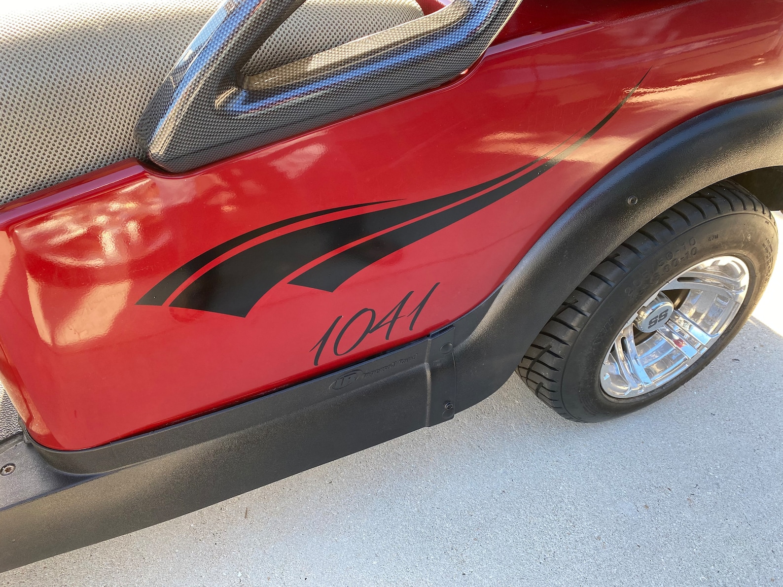 Two-tone Golf Cart Decals – Dual Color Racing Stripes - Etsy