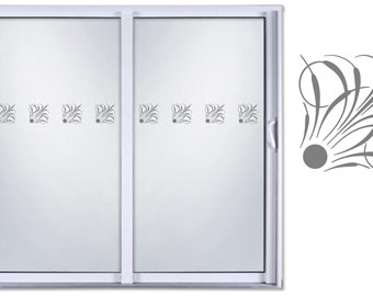 Etched Sliding Door Decal - Etsy