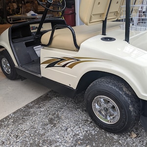 Two-tone Golf Cart Decals – Dual Color Racing Stripes - Etsy